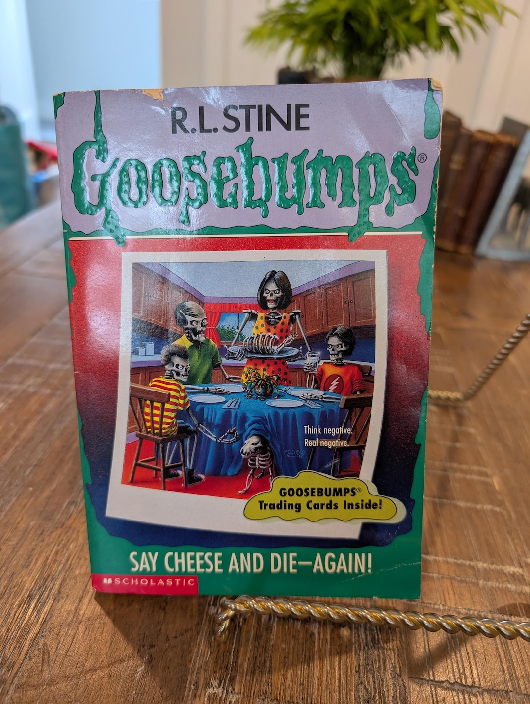 Goosebumps #44 Say Cheese and Die Again With TRADING CARDS and Bookmark ...