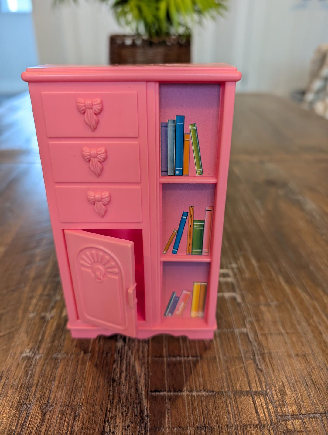 Vintage 1992 Barbie Pink Magic Dresser/bookshelf // Made in Hong Kong ...