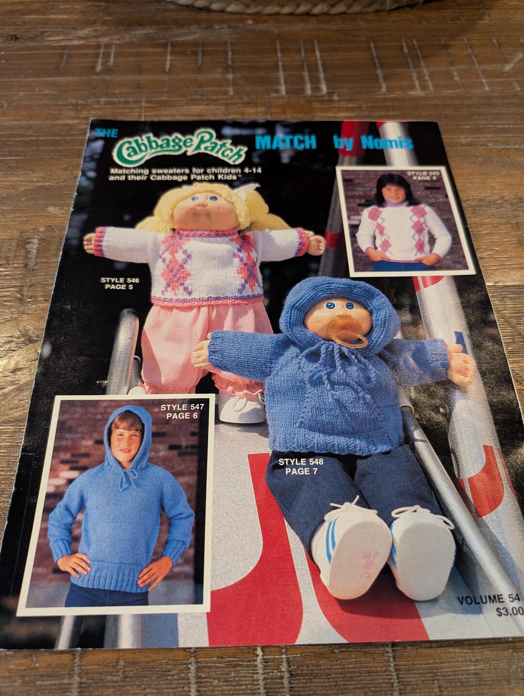 Vintage 1980's Cabbage Patch Kids Sweaters With Matching Childs Sweater ...