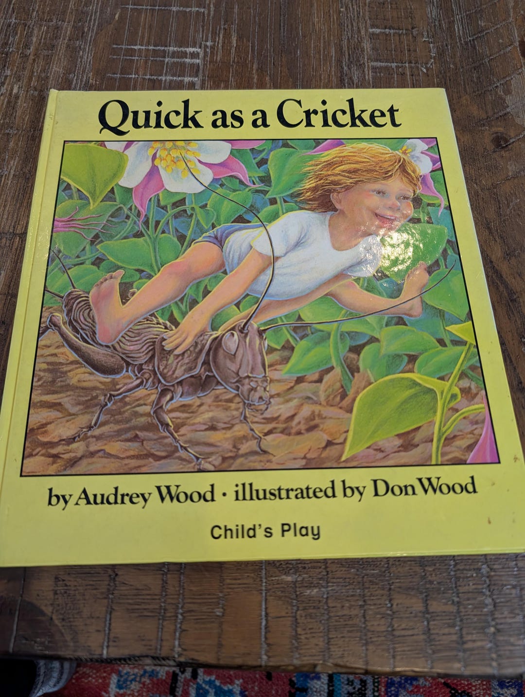 1982 Quick as a Cricket by Audrey Wood, Hardback Children's Book - Etsy
