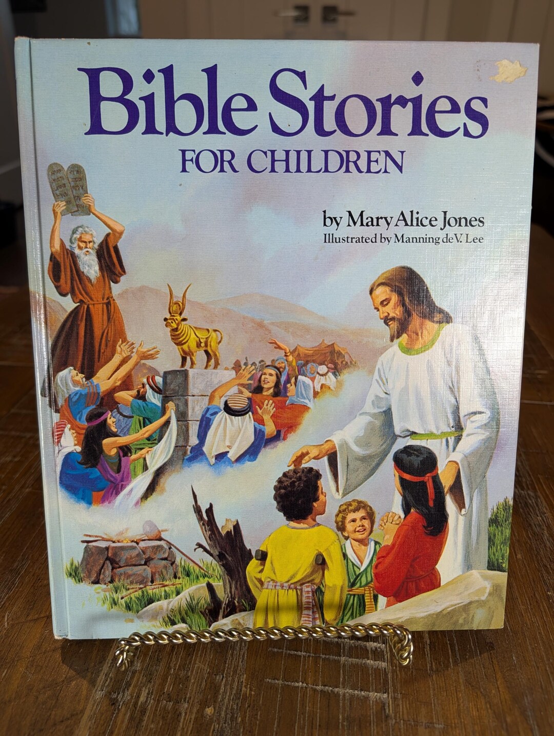 Vintage 1977 Bible Stories for Children Storybook by Mary Alice Jones ...