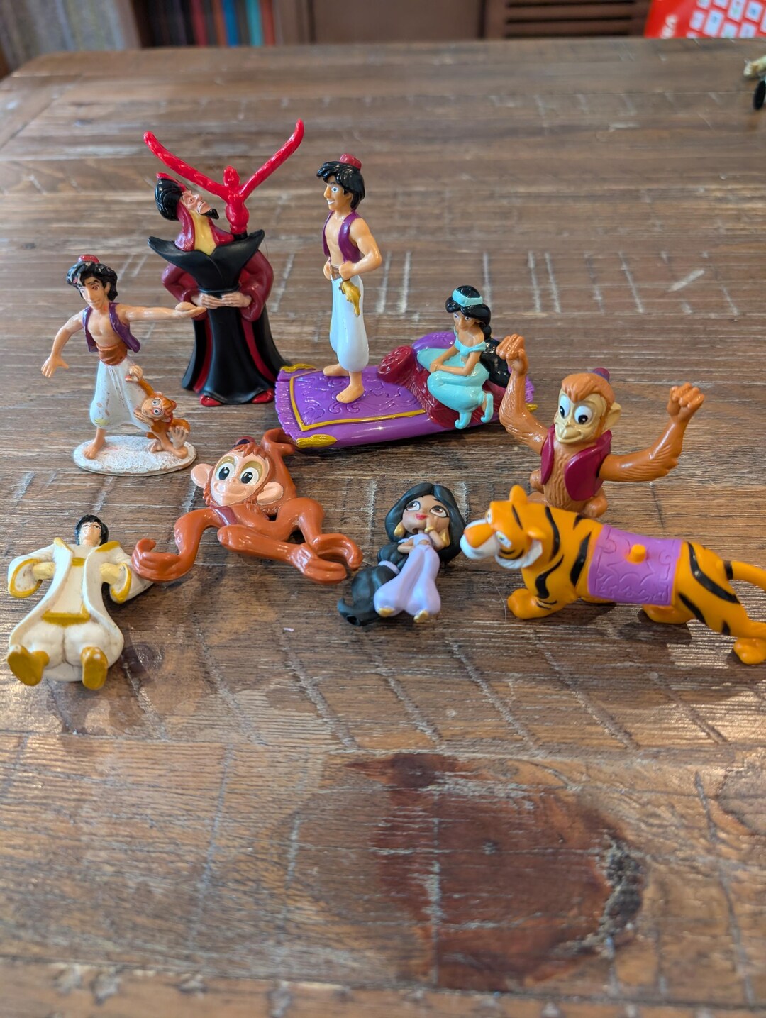 Disney Aladdin Set of Ten Toys - Figures of Princess Jasmine, Aladdin ...