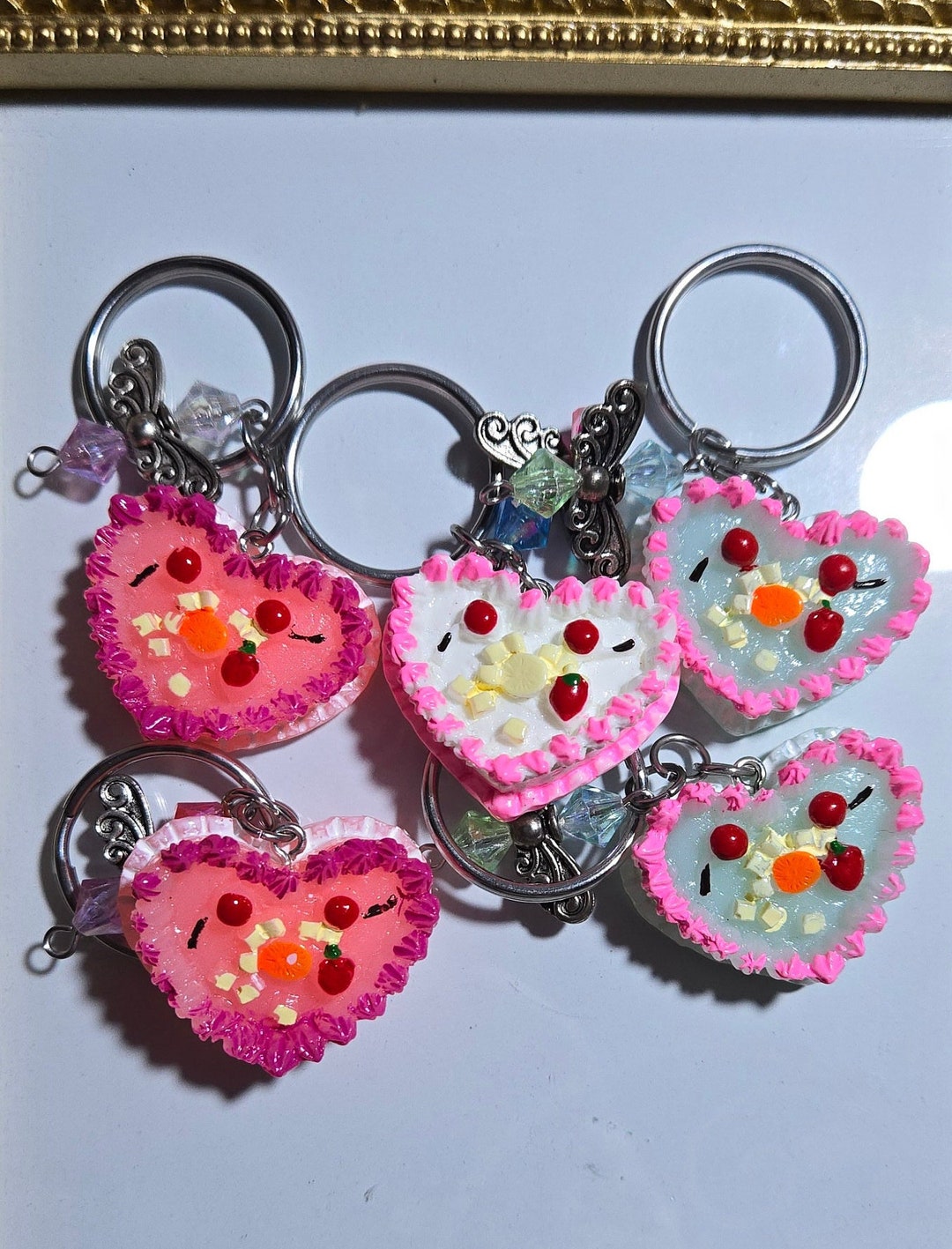Cake Keychains - Etsy