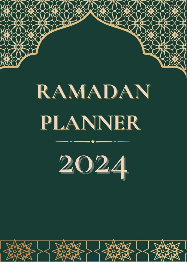 Ramadan Planner 2024 Instant PDF Download - Etsy
