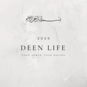 Digital Deen Life Planner for Muslims 2025 | Daily Planner With Prayer ...