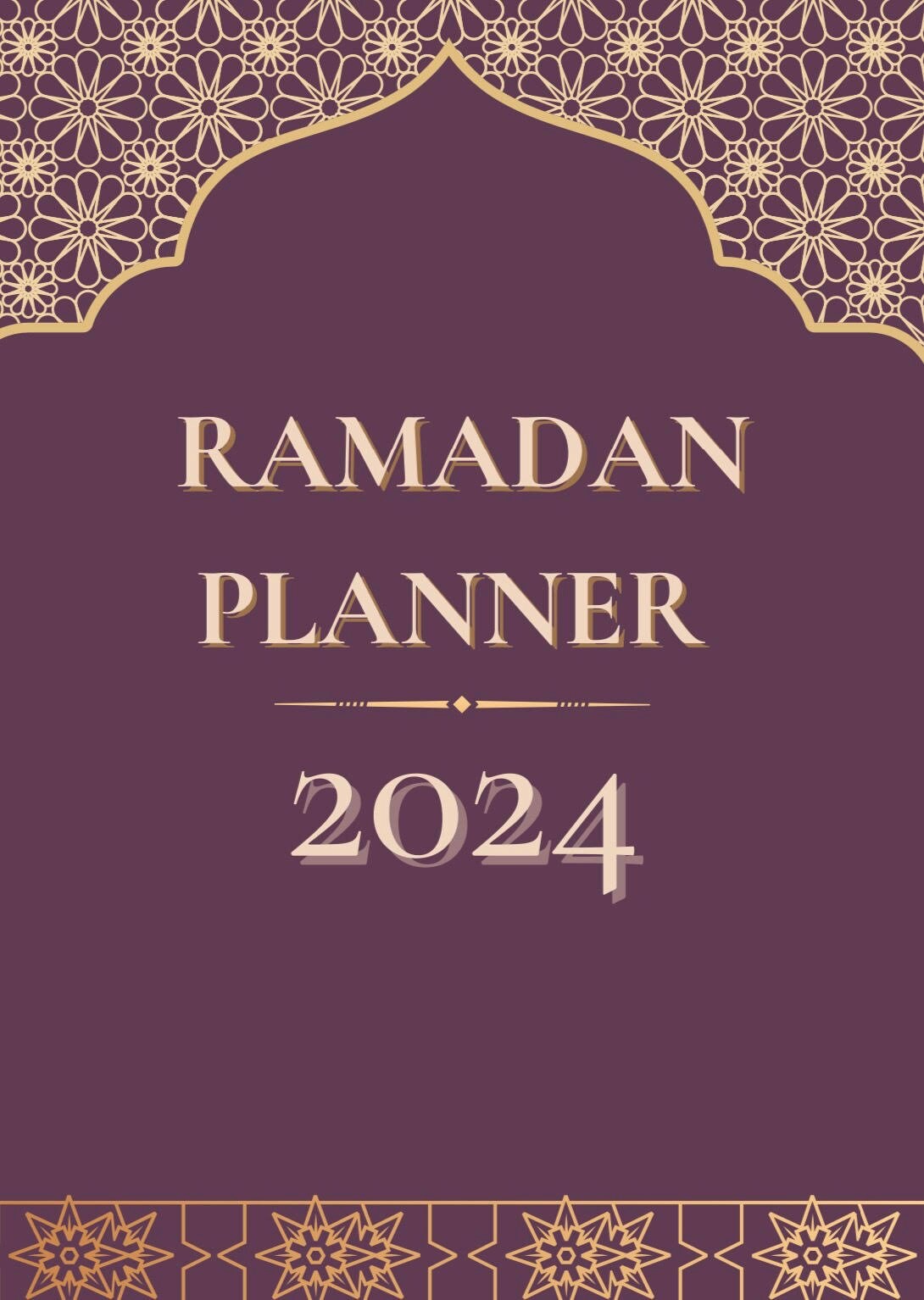 Ramadan Planner 2024 Instant PDF Download - Etsy