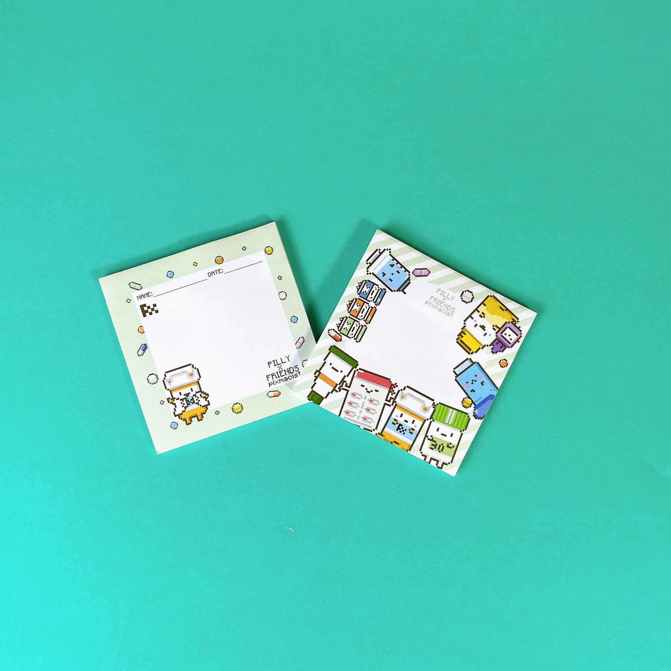 Pilly X Friends Post-it Notes® /sticky Notes/memo/gift - Etsy