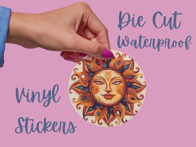 Waterproof Vinyl Sticker Decal For Tumblers Car Sticker For Laptops And