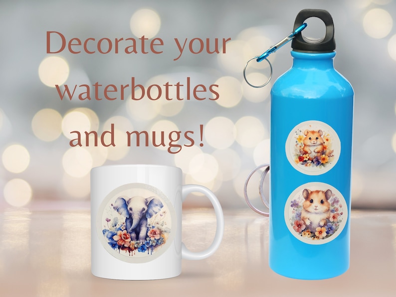 Waterproof Vinyl Sticker Decal for Tumblers Car Sticker for Laptops and ...