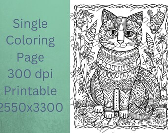 Castle Hope Coloring Page Instant Download, Relaxing Art Therapy ...