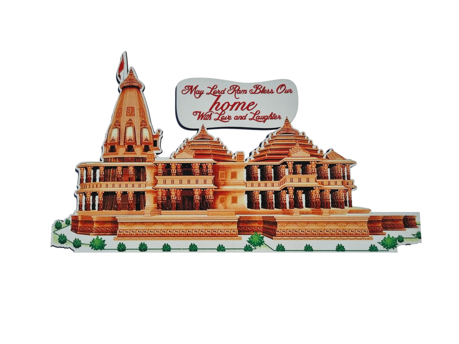 Personalized Ram Mandir Wall Decor , Ram Mandir Pooja Room Decor , Ram ...