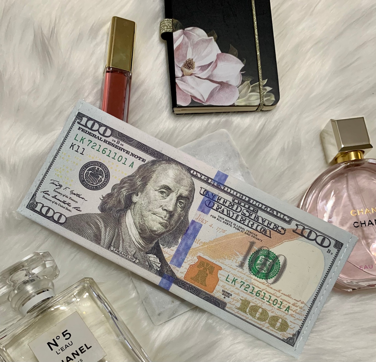 100 Dollar Bill Wallet, Abundance, Prosperity, Money Manifestation ...