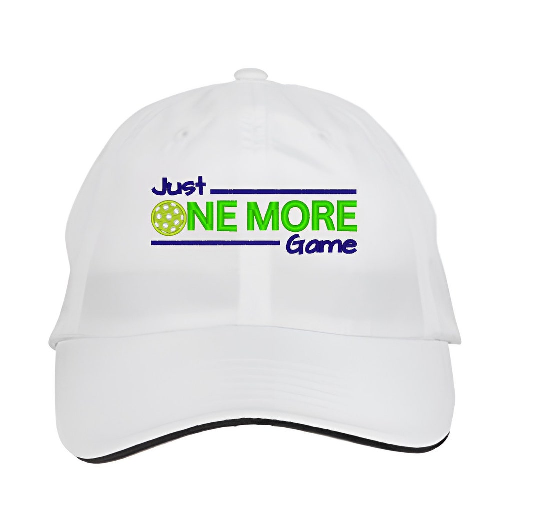 Pickleball Hat - Just One More Game - Etsy