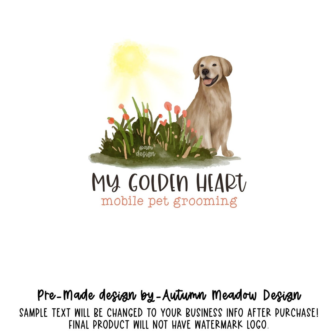 Pre-made Logo, Custom Logo, Dog Walking Logo, Logo Design, Business ...