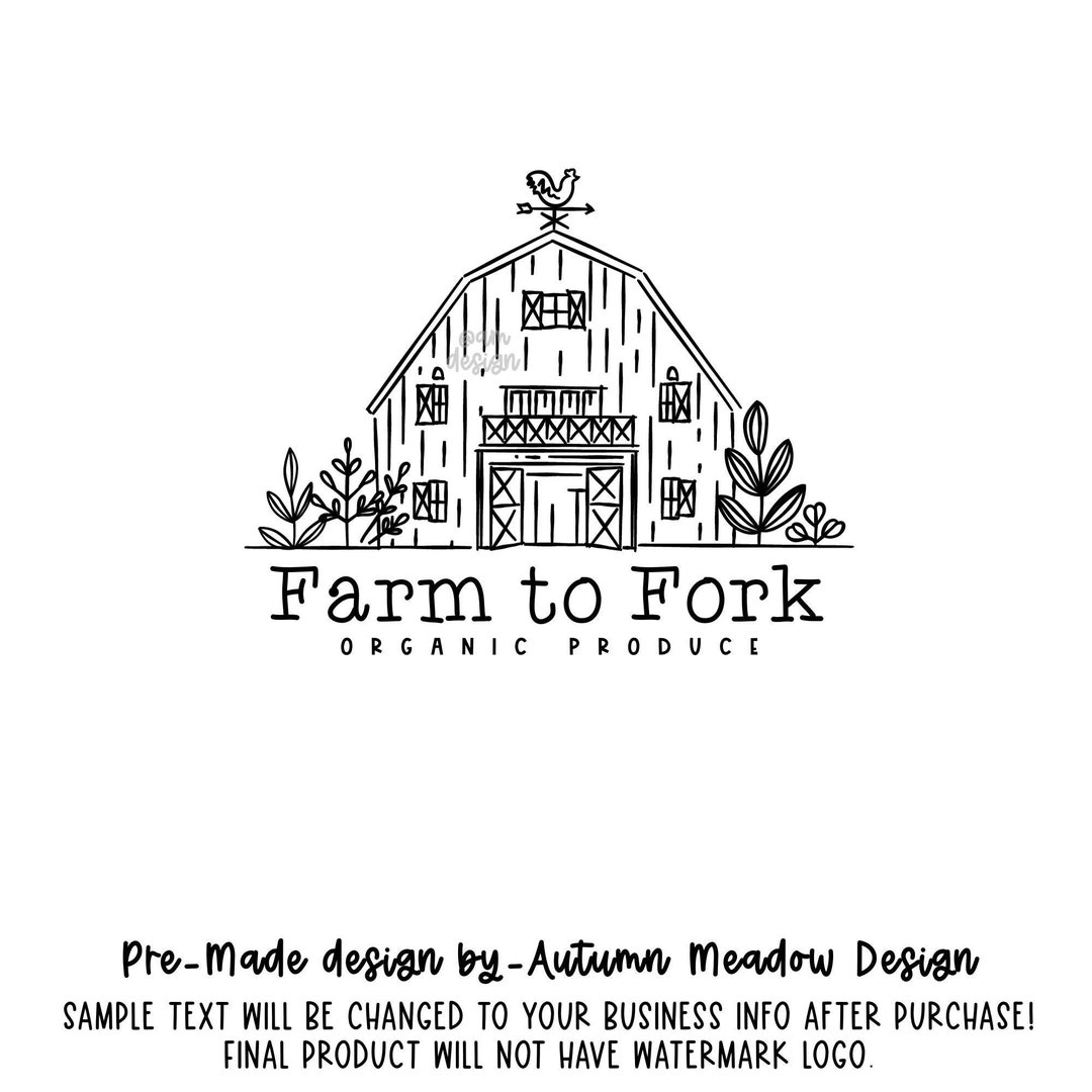 Pre-made Logo, Custom Logo, Homestead Logo, Logo Design, Business Logo ...