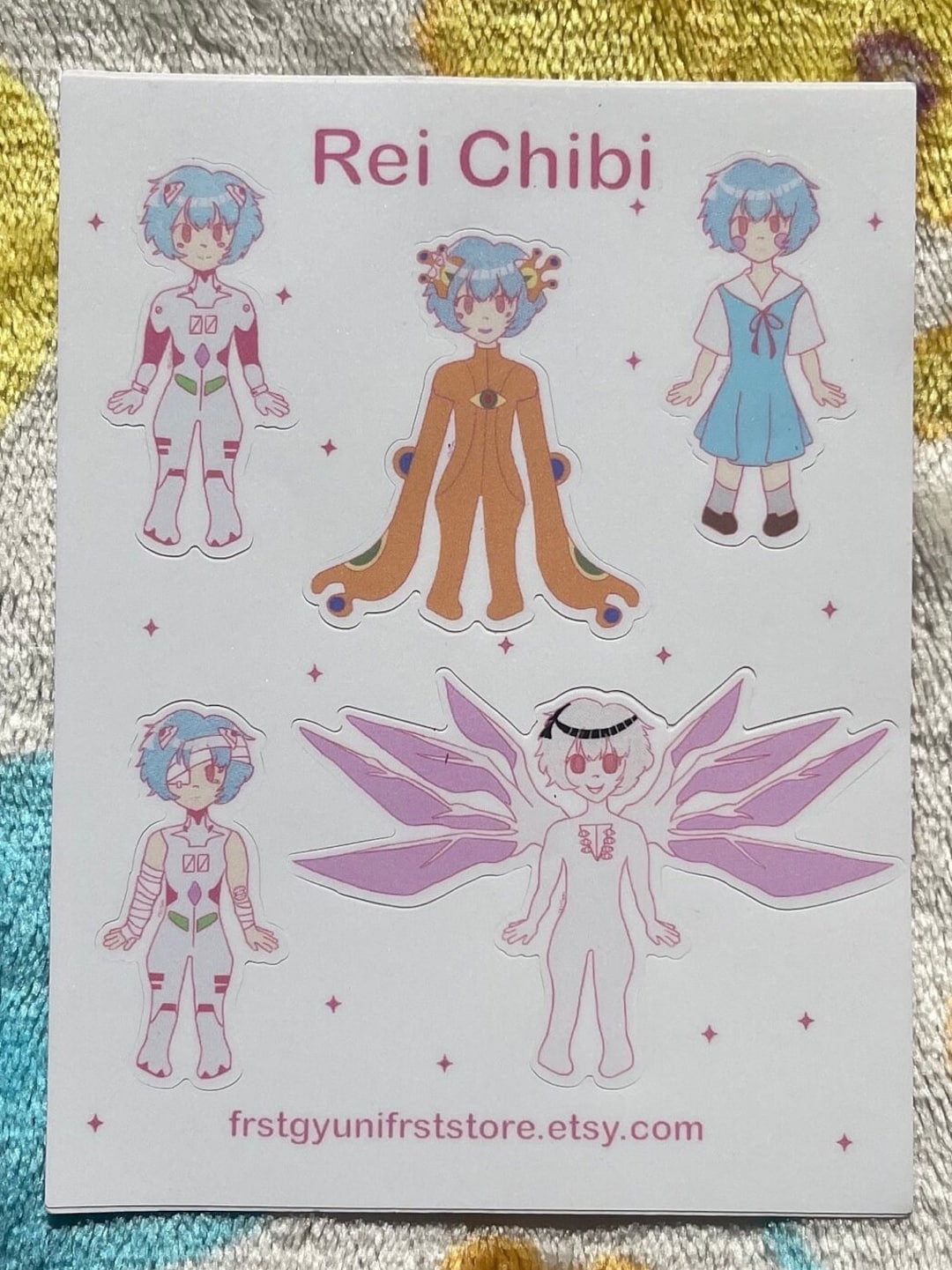 Rei Ayanami Sticker Sheet - Etsy