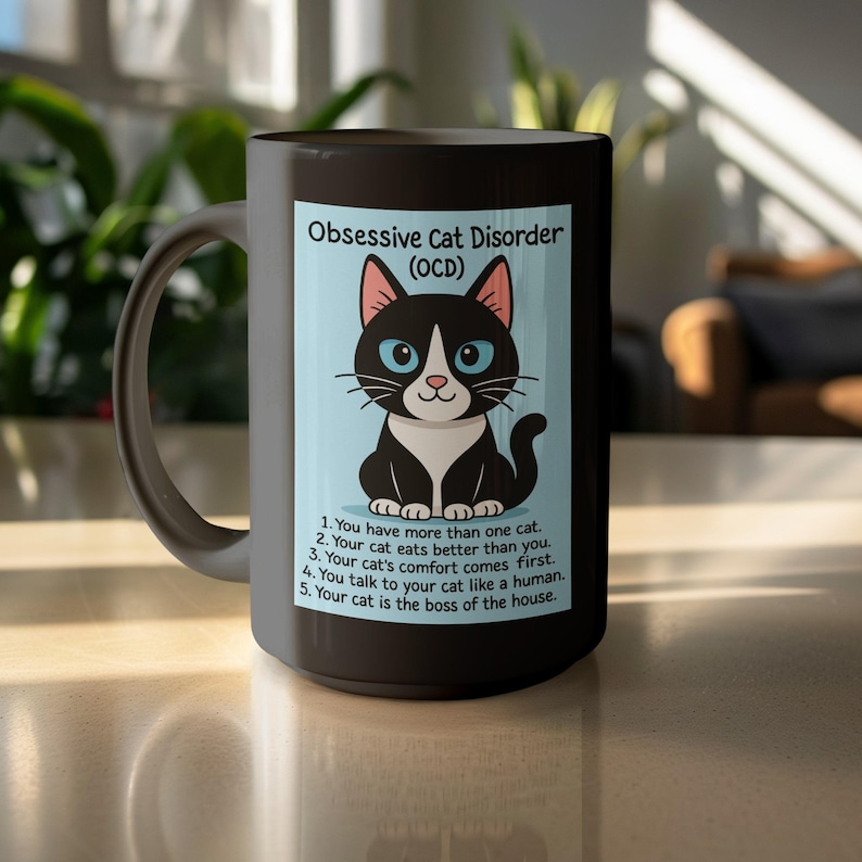 Obsessive Cat Disorder Other, Funny Cat Lover, OCD Cat, Crazy Cat Lady ...