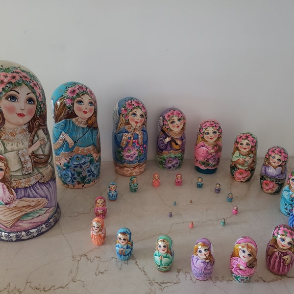Nesting Doll Set - Etsy