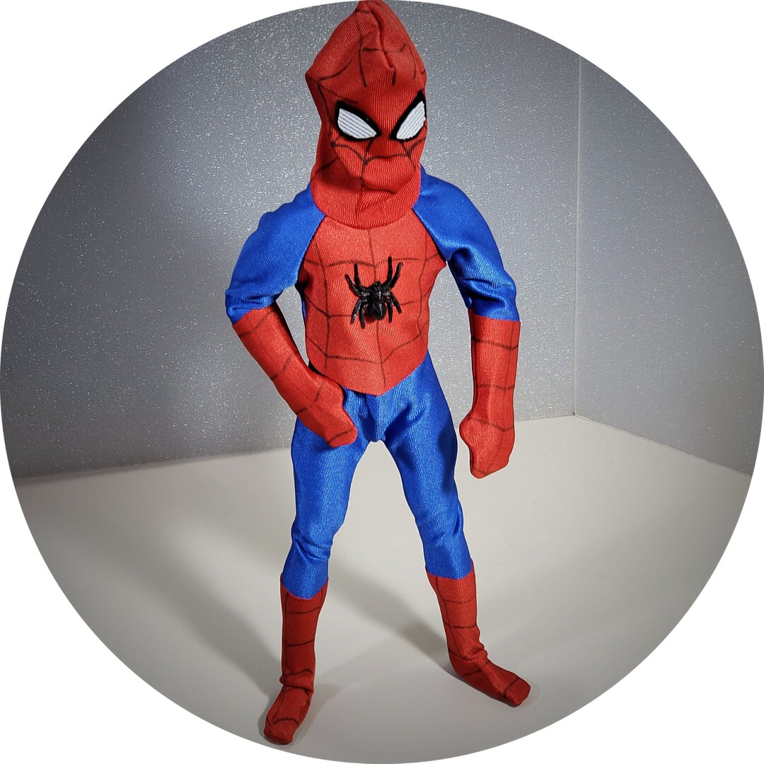 Blue & Red Spiderman Cosplay Costume for Ken Dolls - Etsy