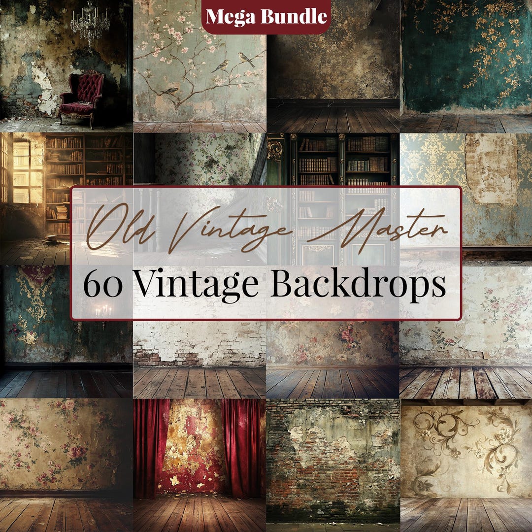 60 Old Master Background Bundle, Vertical Portrait Background, Portrait ...