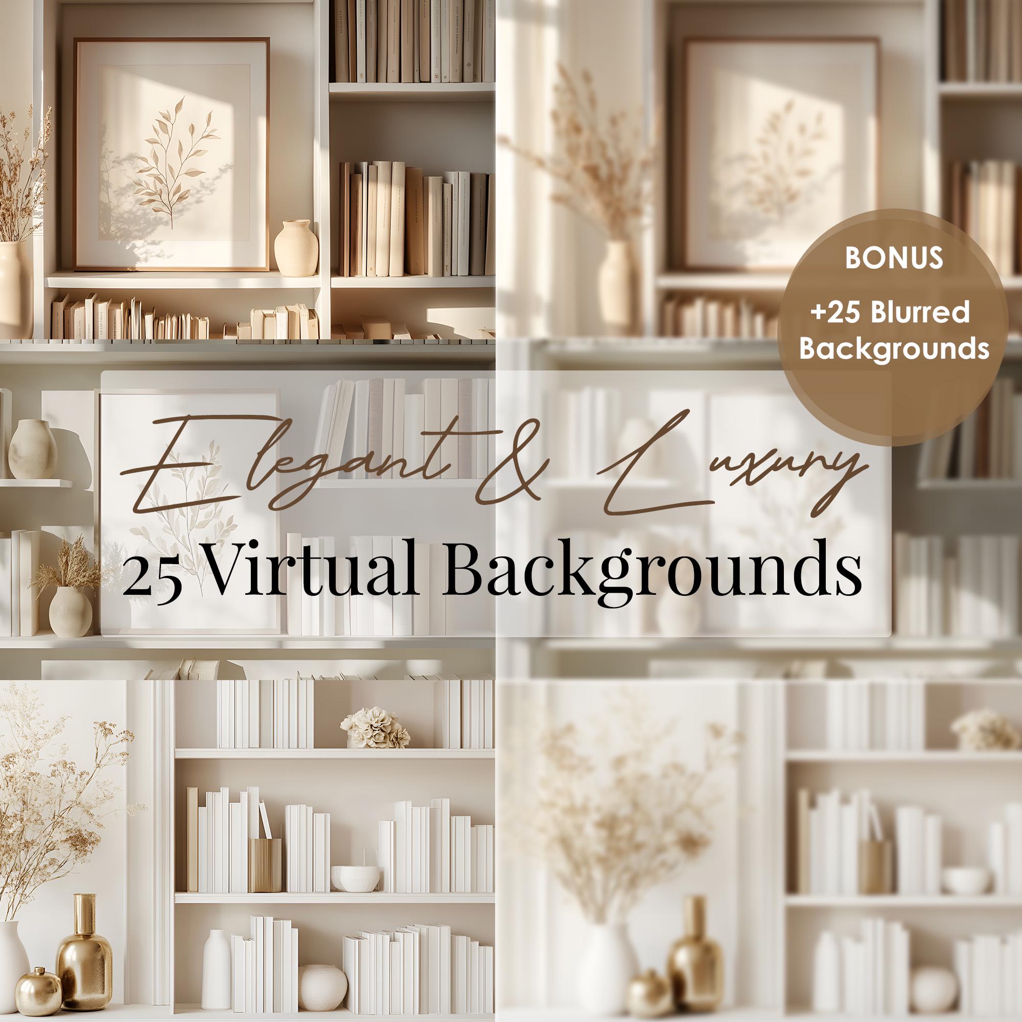 25 Elegant Virtual Backgrounds – Aesthetic Luxury Backdrops for ...