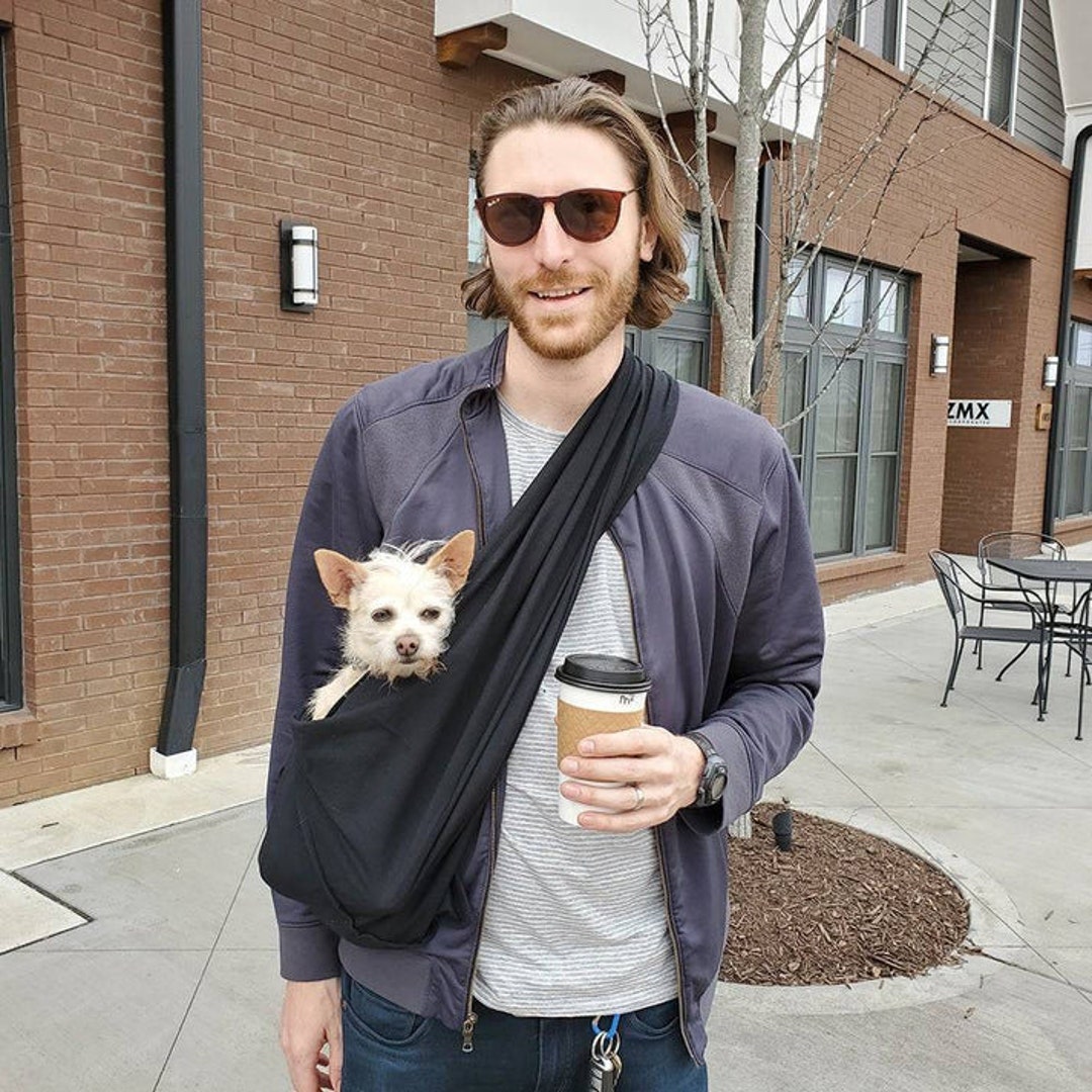Classic Black Pet Sling Cat Sling Dog Sling Carrier Black - Etsy