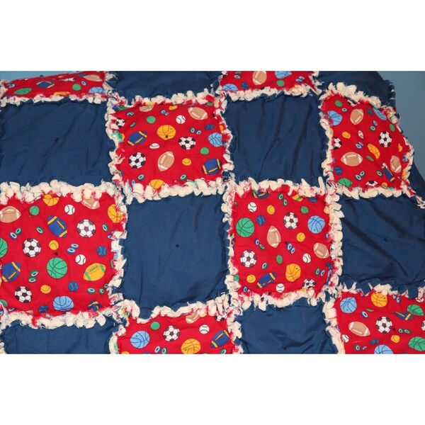 Baseball Rag Quilt - Etsy