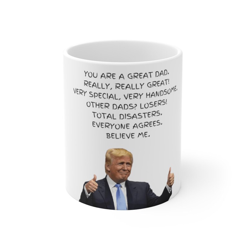 Trump Dad Mug Funny Fathers Day Gift for Dad, Gift From Daughter, Dads ...