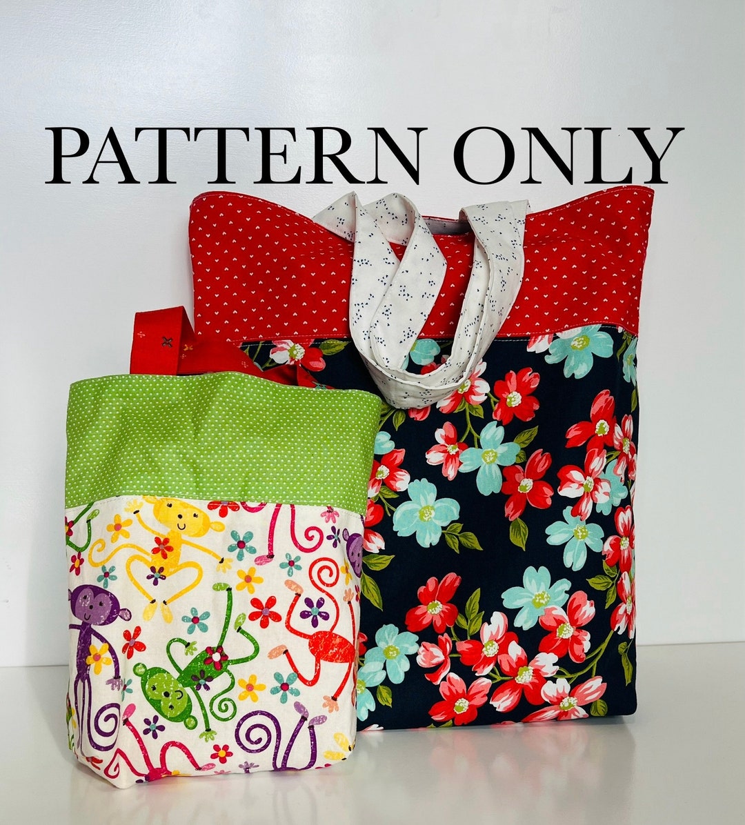 The Perfect Everyday Tote Bag PATTERN ONLY - Etsy