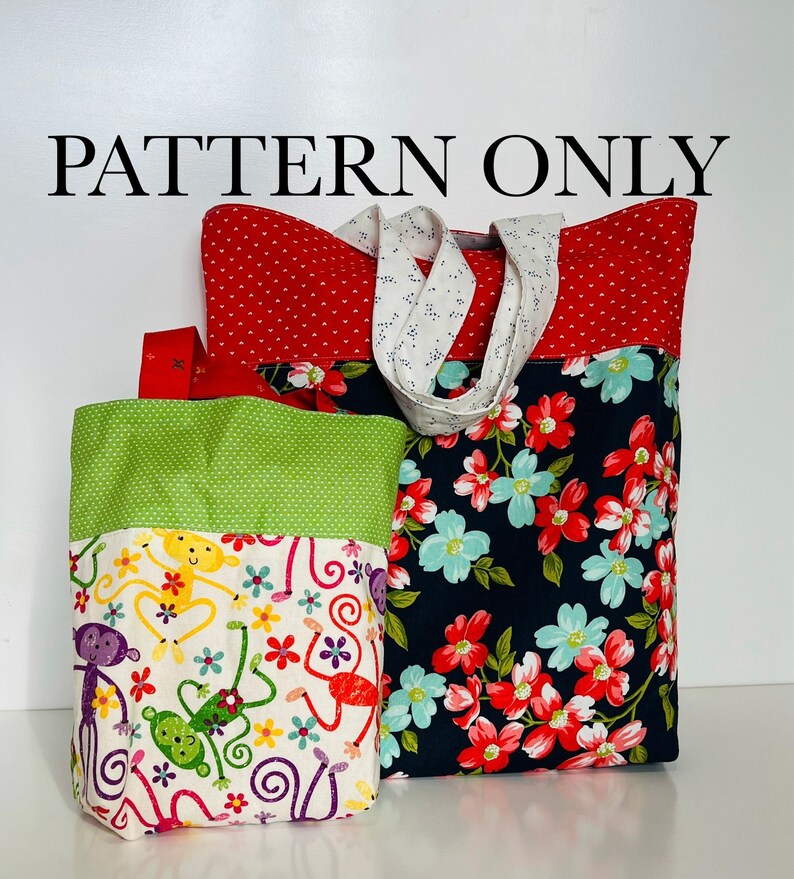 The Perfect Everyday Tote Bag PATTERN ONLY - Etsy
