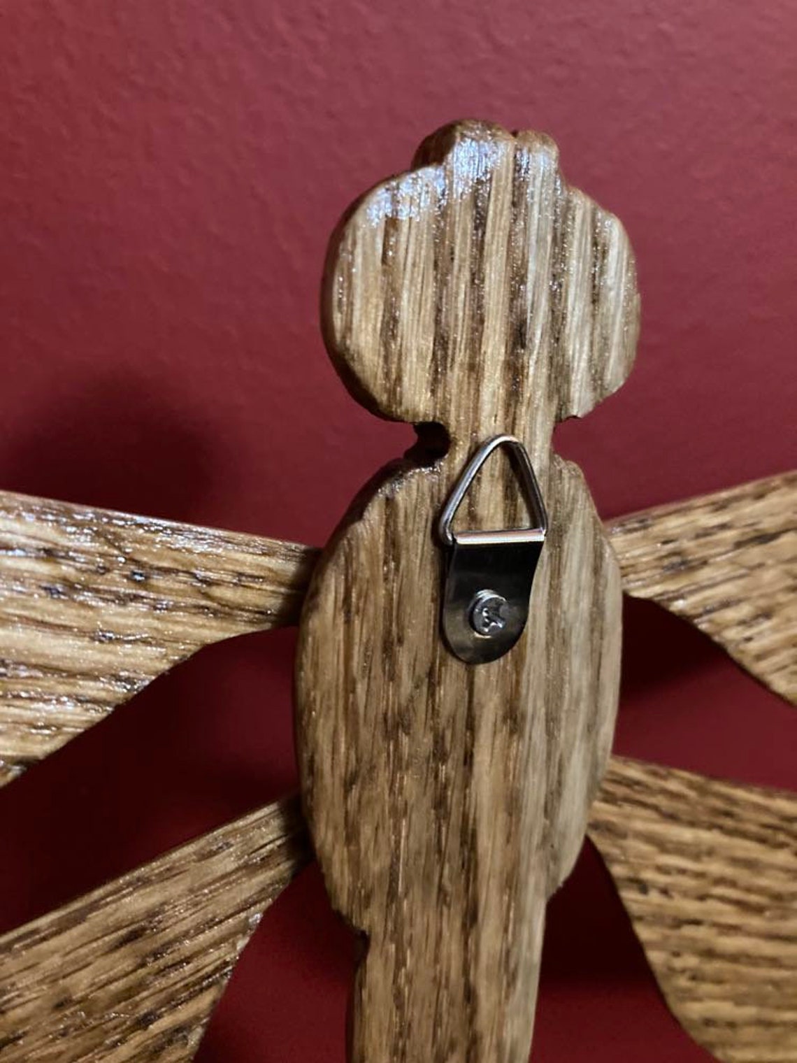 Wood Carved Dragonfly Wall Hanger - Etsy