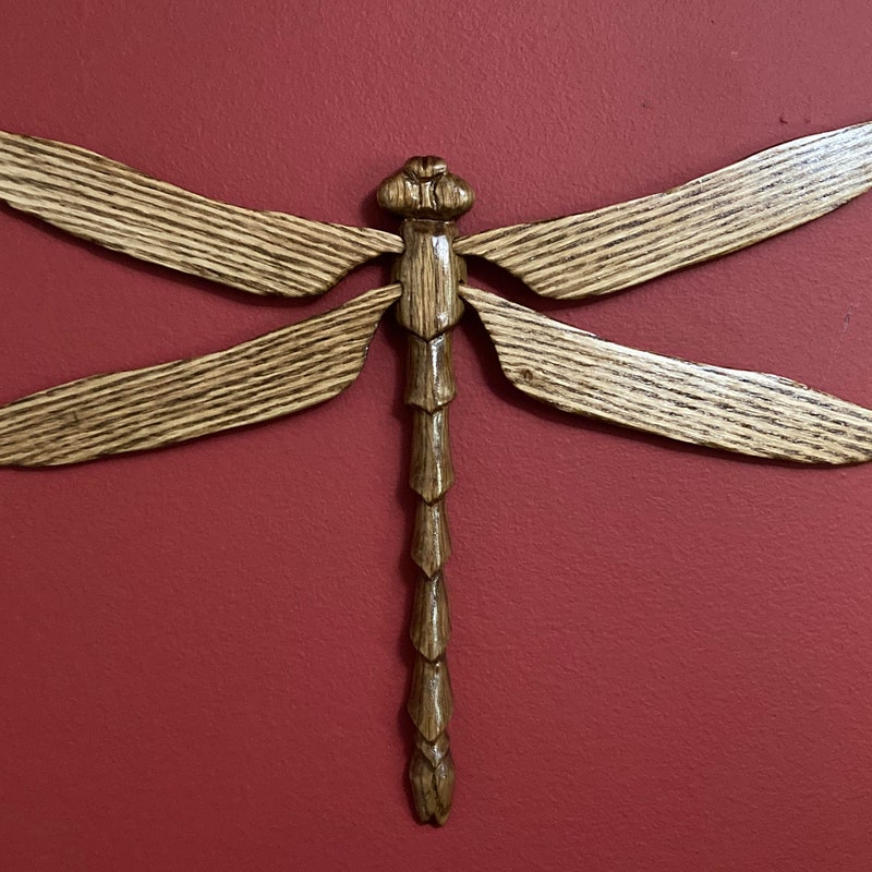 Dragonfly Wood Carving - Etsy