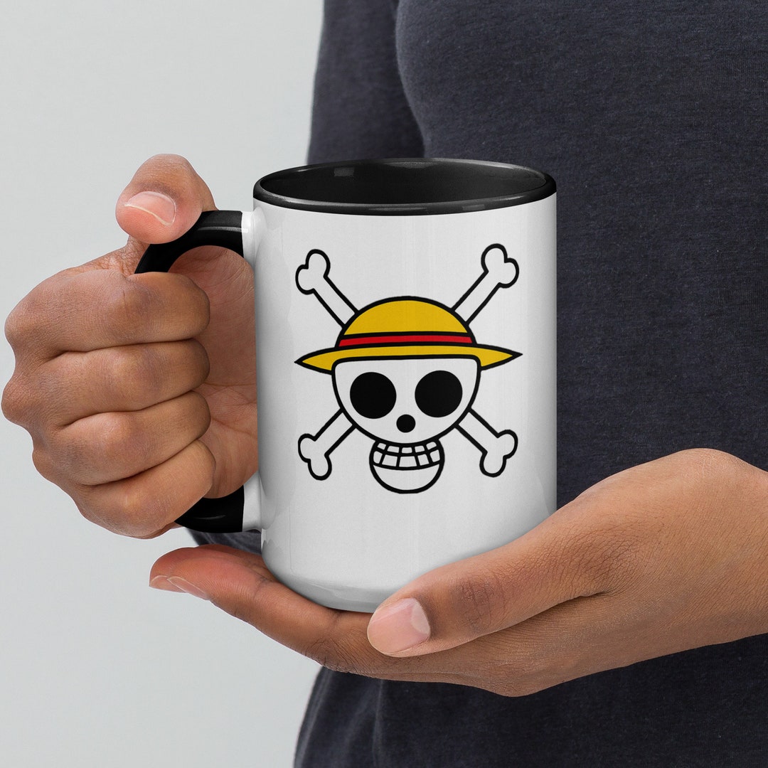 Straw Hat Skull Mug - Etsy
