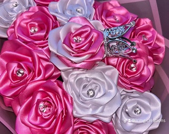 Glitter Rose Bouquet Eternal Roses Forever Roses Mothers Day ...