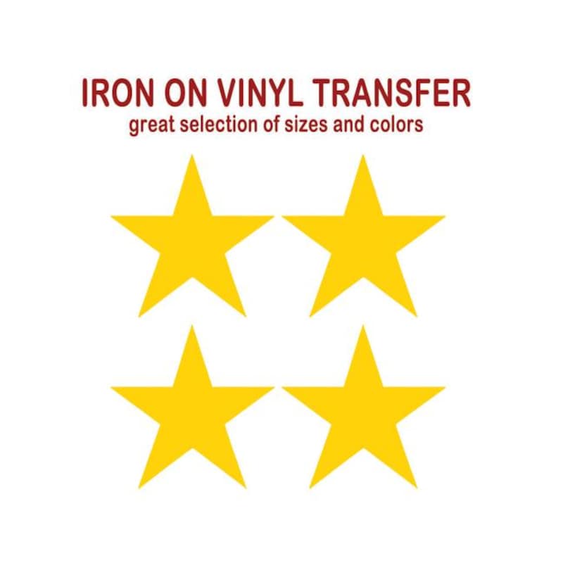 Iron Stars Transfer - Etsy