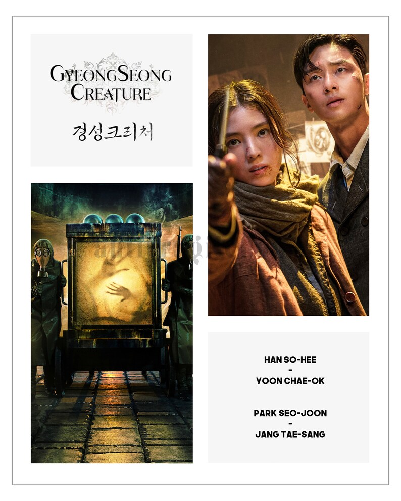 Gyeongseong Creature K-drama Poster Digital Download - Captivating Wall ...