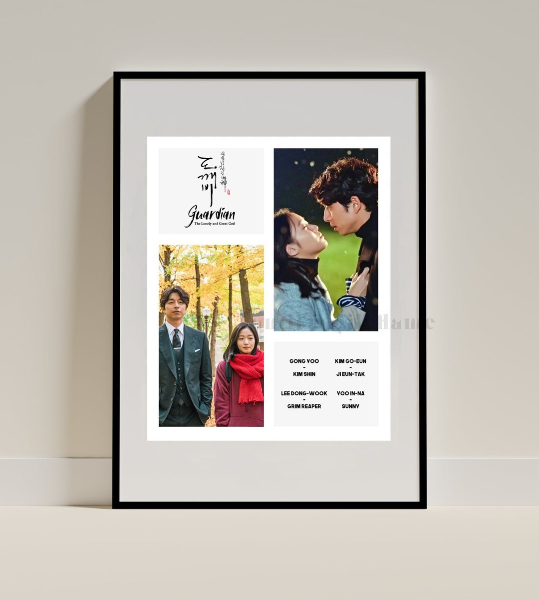 Goblin/guardian the Lonely and Great God K-drama Poster Digital ...