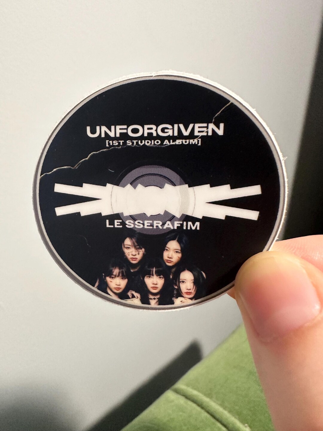 LE SSERAFIM Unforgiven Album CD Kpop Sticker Laptop Decal - Etsy