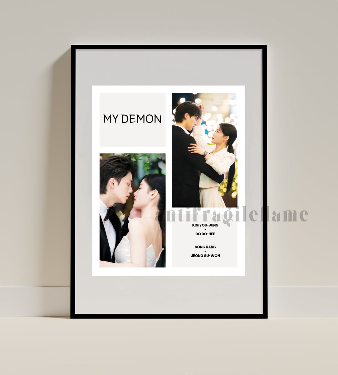 My Demon K-drama Poster — DIGITAL DOWNLOAD — Wall Art Print - Etsy