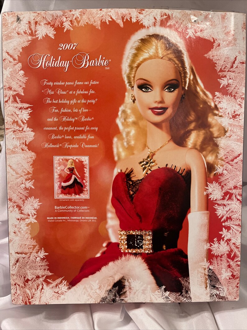 2007 Holiday Barbie - Etsy