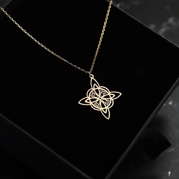 Witch's Knot Pendant Necklace - Etsy