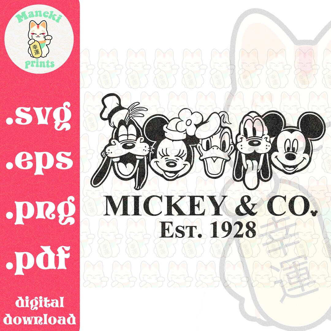 Mickey & Co. Svg/ Magic Kingdom Mickey Svg/ Mickey Magic Park Svg/ My ...