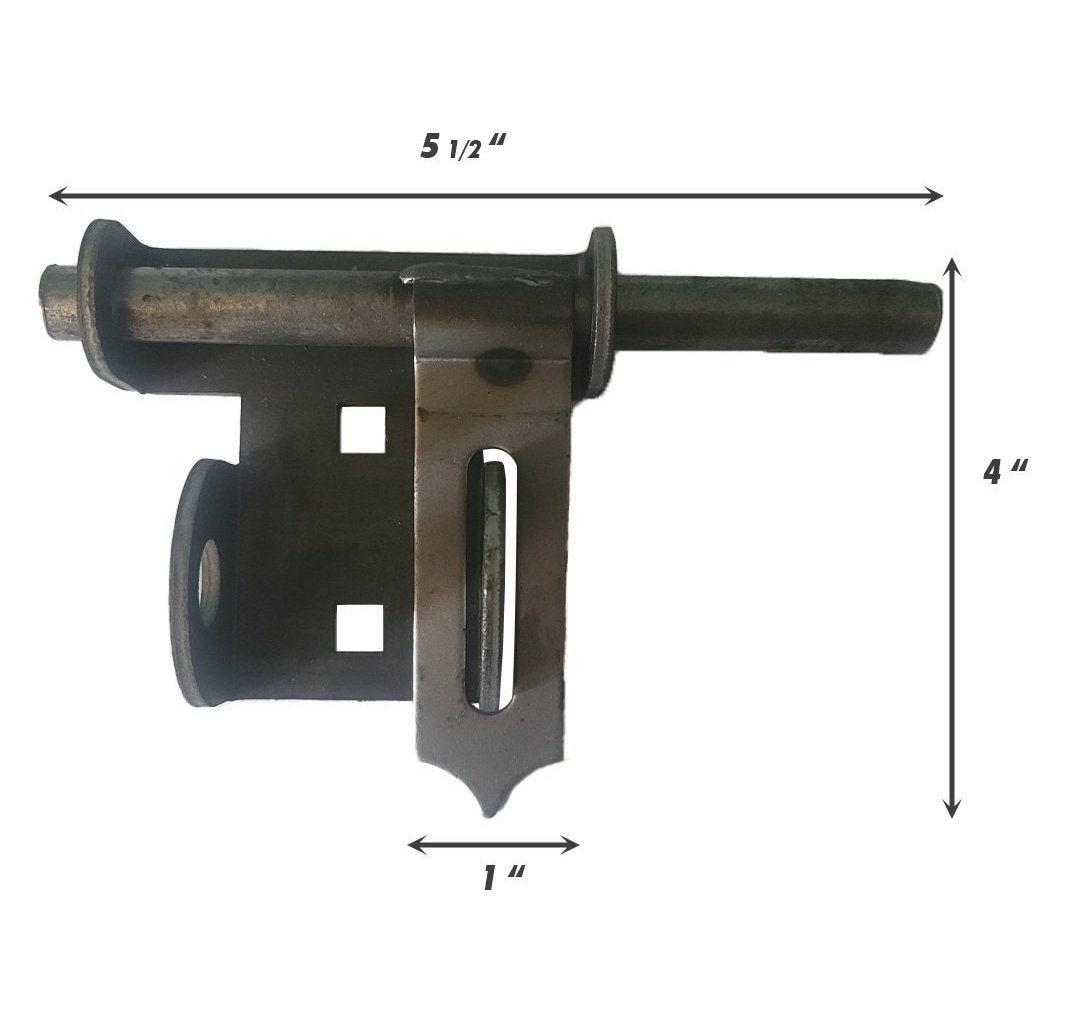 Slide Bolt Weld/bolt on Steel Latch for Metal Gates Doors - Etsy