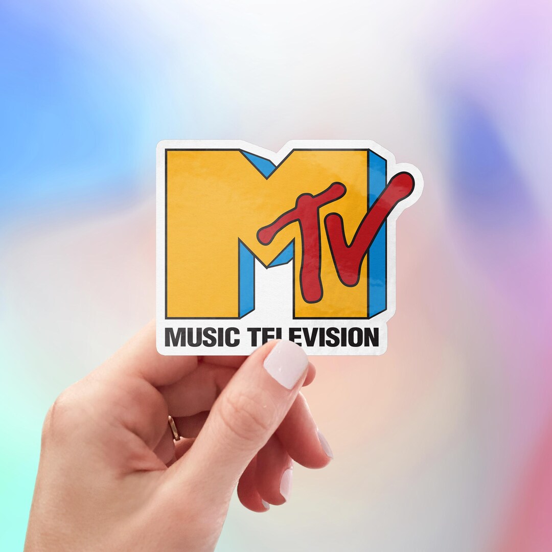 MTV Retro Logo Vinyl Sticker Waterproof Durable Multiple Sizes Laptop ...