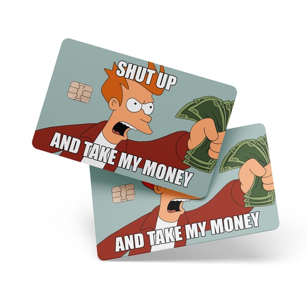 Credit Card Decal Funny - Etsy