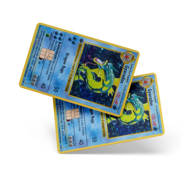 Gyarados Debit Card Skin - Etsy