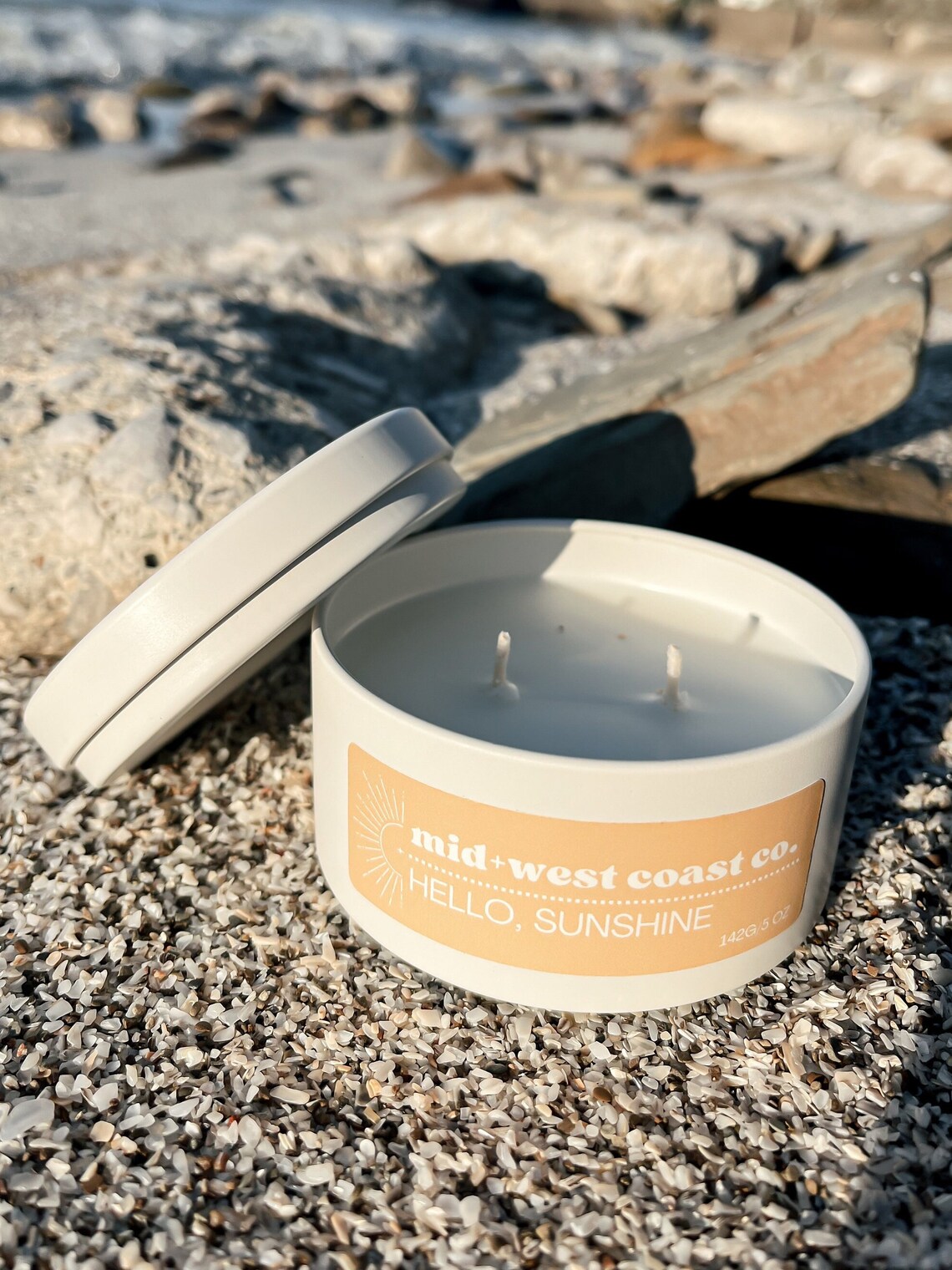 Hello, Sunshine 5 Oz Candle Tin - Etsy