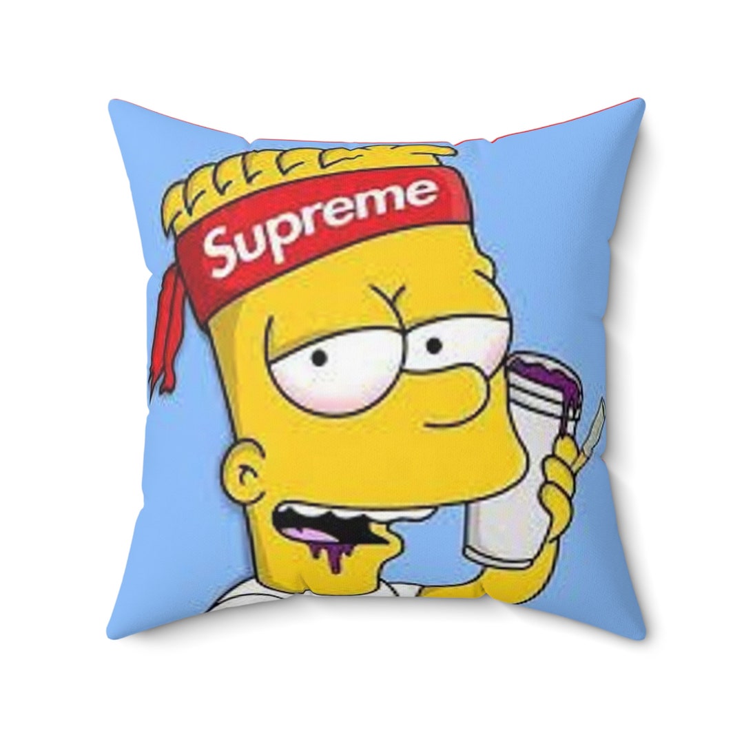 Bart Simpson Lean Pillow - Etsy