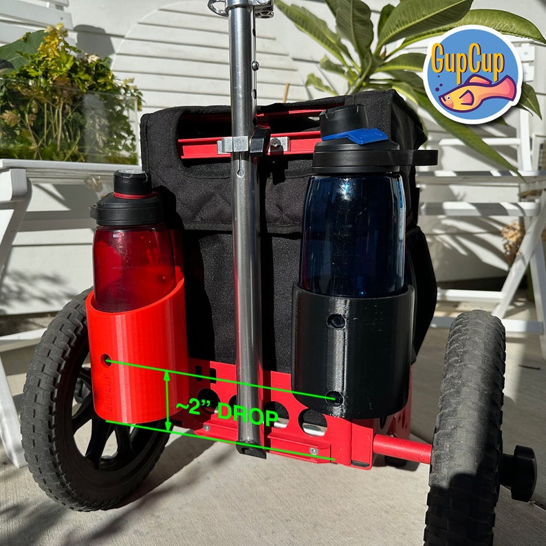The Gupcup Drop Cup V2 - 3d-printed Zuca Cart Upgraded Cup Holder - Etsy