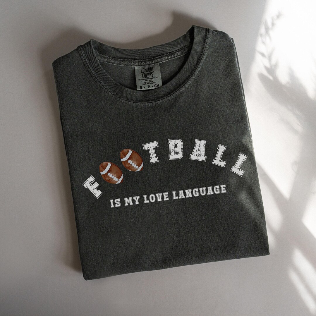 Comfort Colors Football Shirt, Football Season Shirt, Game Day Shirt ...